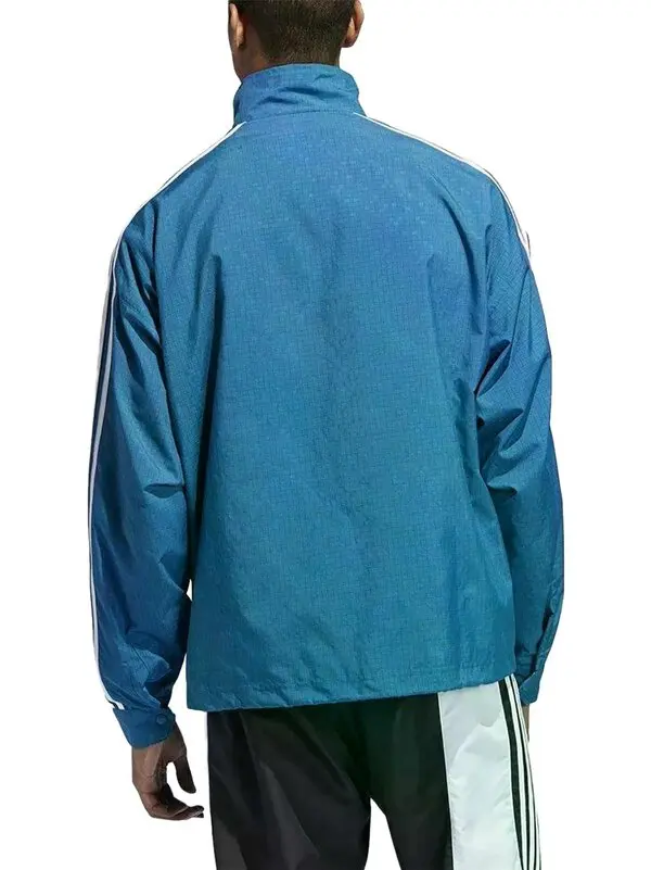 Adidas Logo-detail Jacket - Blue