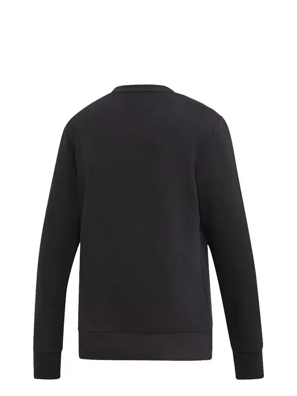 Adidas Sporty Stripes Detail Sweatshirt - Black
