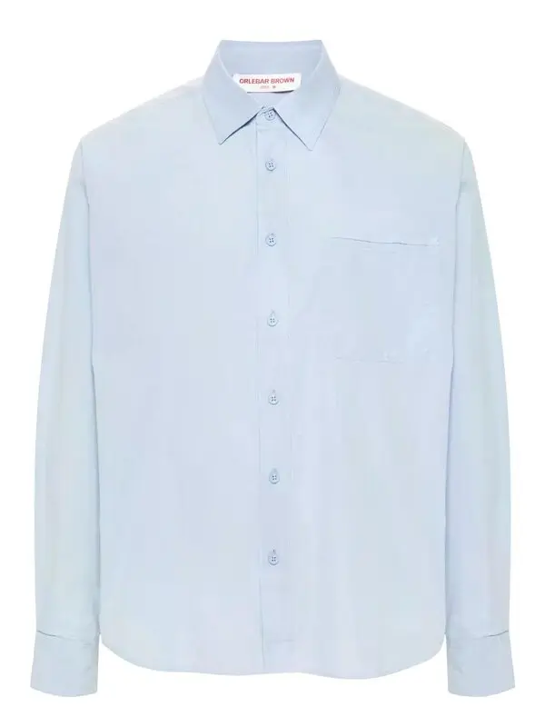 Orlebar Brown Grasmoor Gd Cotton Shirt - Blue