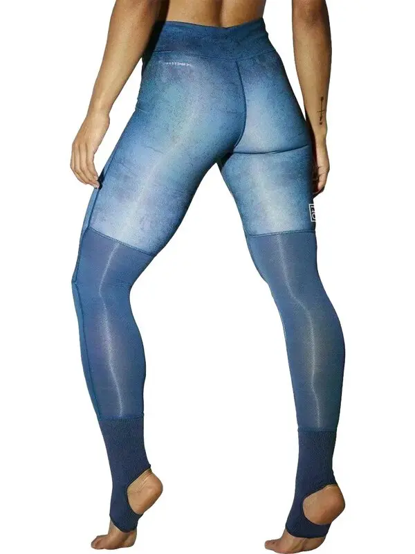 REEBOK Combat Stirrup Leggings - Blue