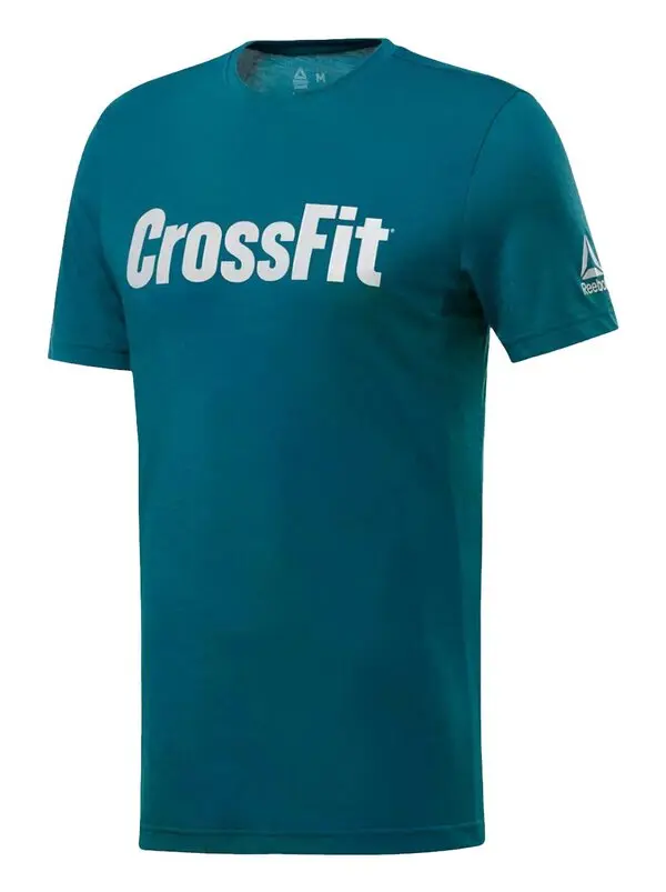 REEBOK Printed T-shirt - Blue