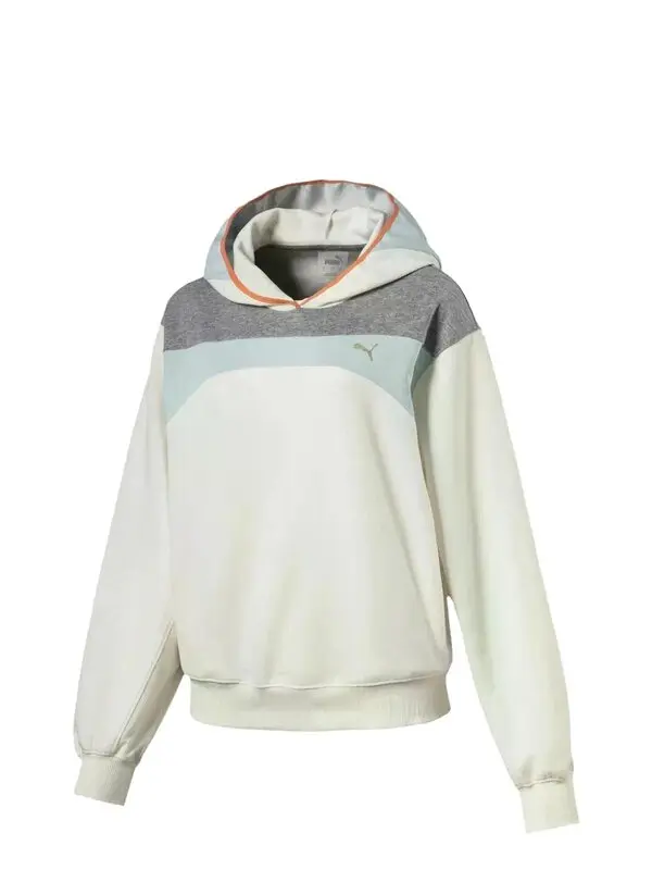 PUMA Logo-detail Long-sleeve Hoodie - Neutrals