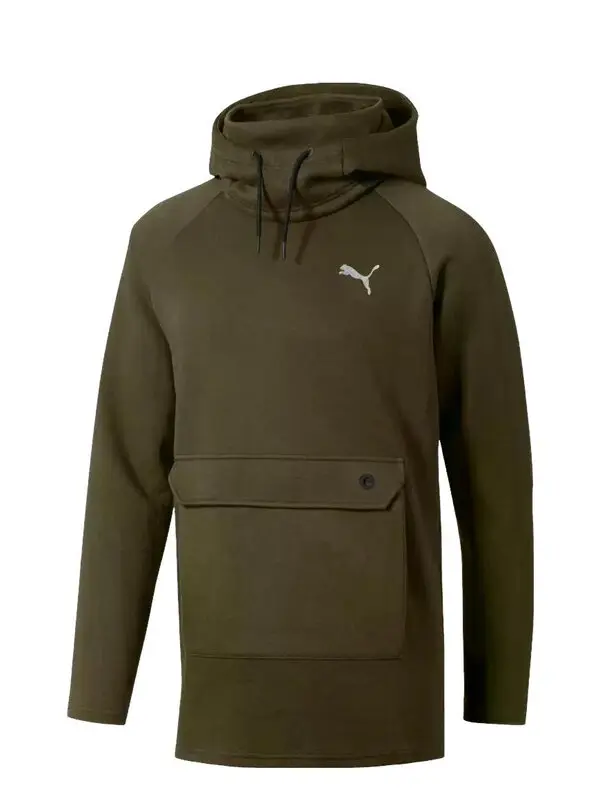 PUMA Bnd Tech Dual Long-sleeves Hoodie - Green