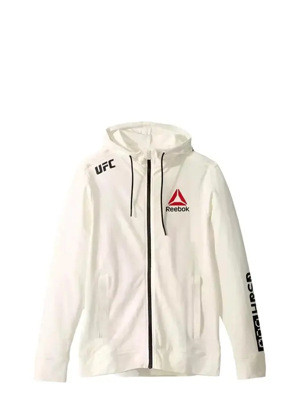 REEBOK Ufc Fighter Hooded Zip Lightweight Jacket - Neutrals