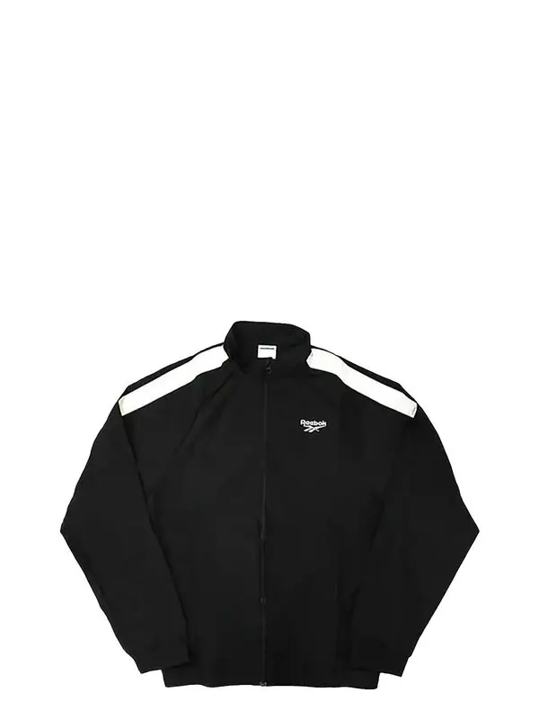 REEBOK Logo-detail Track Jacket - Black