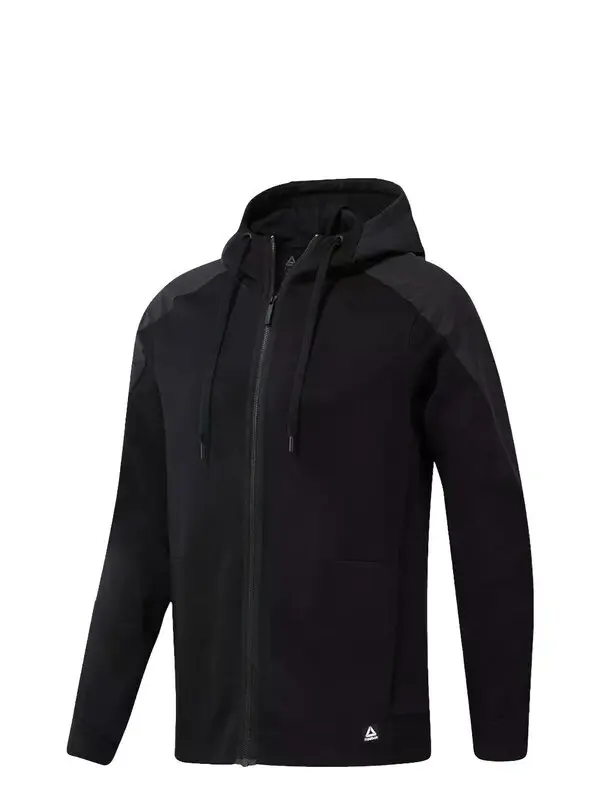 REEBOK Hooded Lightweight Jacket - Black