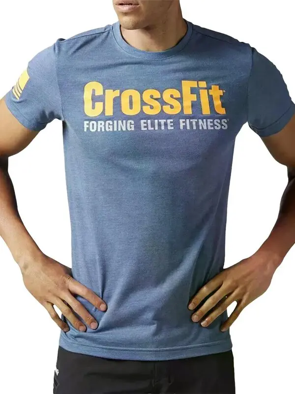 REEBOK Rcf Forging Elite Fitness Round-neck T-shirt - Blue