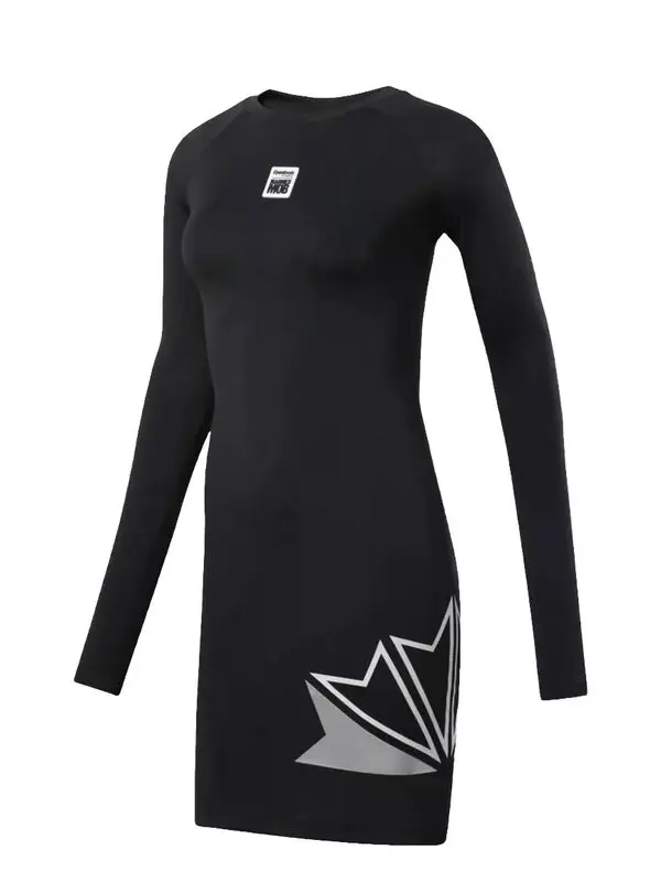 REEBOK Long-sleeve Mini Dress - Black