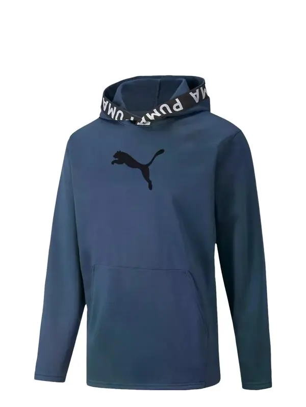 PUMA Logo-detail Hoodie - Blue