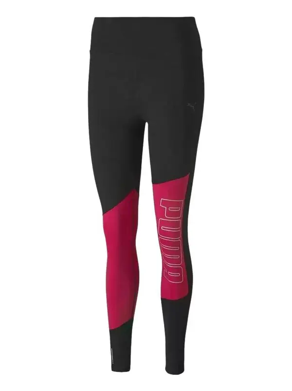 PUMA Graphic-logo Leggings - Black