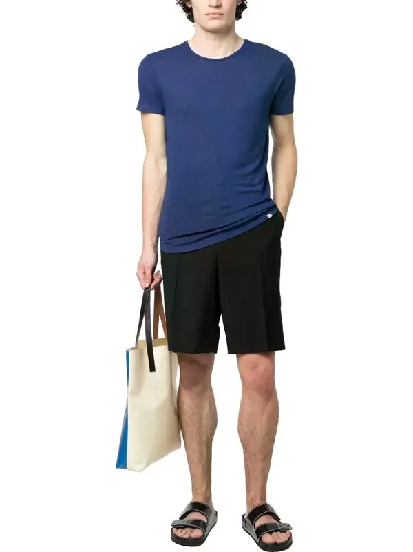 Orlebar Brown Plain Cotton-modal T-shirt - Blue