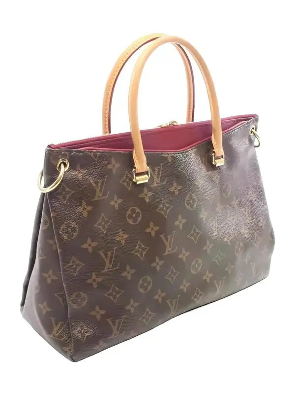 LOUIS VUITTON 2013 Pallas Monogram Handbag - Brown
