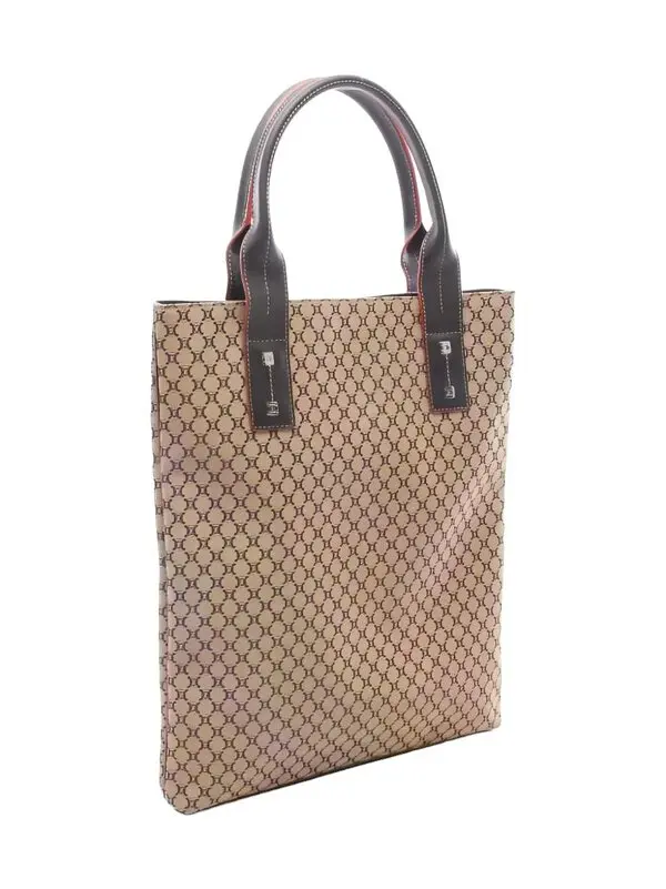 Celine Macadam Leather Shoulder Bag - Neutrals