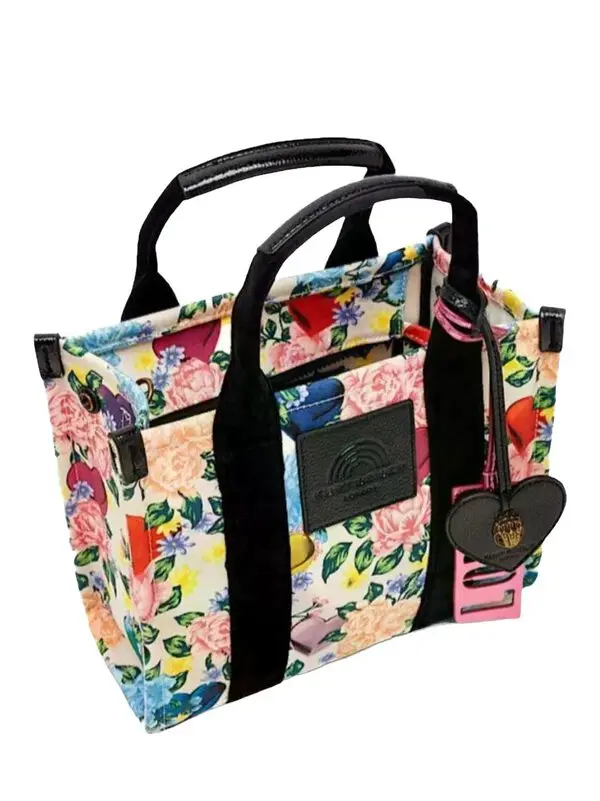 Kurt Geiger Small Southbank Floral-print Tote Bag - Neutrals