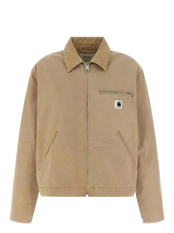 Carhartt Work In Progress Logo-patch Bomber Jacket - Neutrals