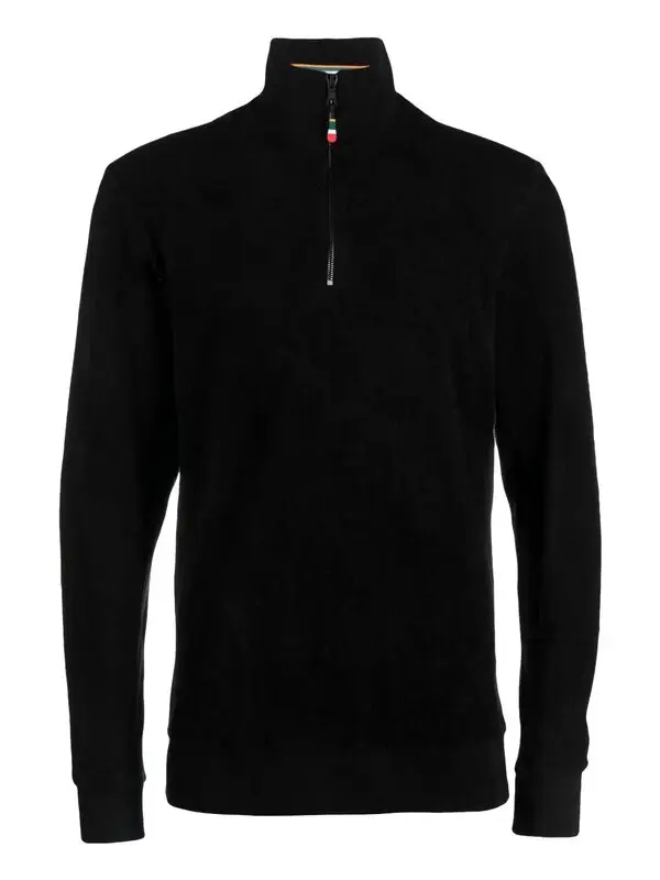Orlebar Brown Zip-up Sweatshirt - Black