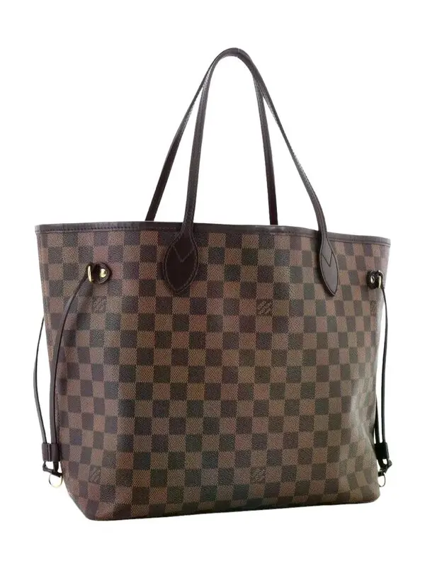 LOUIS VUITTON Damier Neverfull Mm Tote Bag - Brown