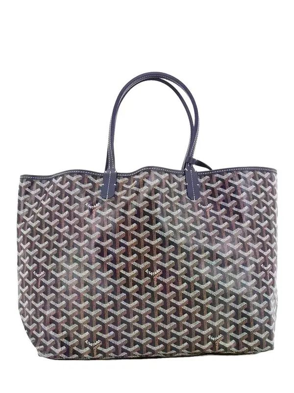Goyard Saint Louis Coated Canvas Pm Tote Bag - Blue