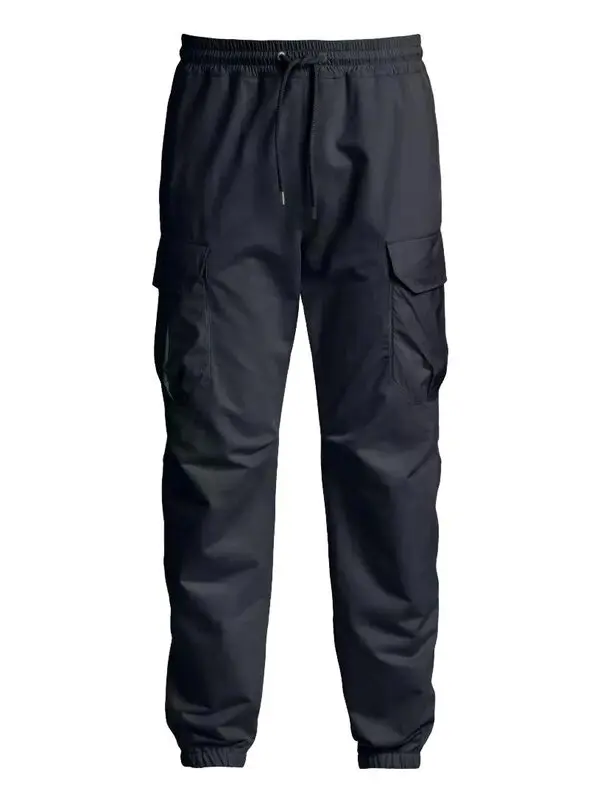 PARAJUMPERS Drawstring Waist Cargo Trousers - Black