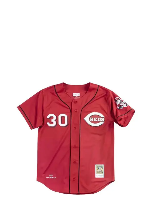 Mitchell & Ness Mlb Ken Griffey Jr. Alternate 2005 Cincinnati Reds Jersey - Red