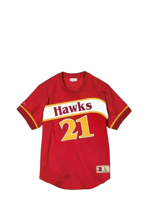 Mitchell & Ness Atlanta Hawks Dominique Wilkins T-shirt - Red