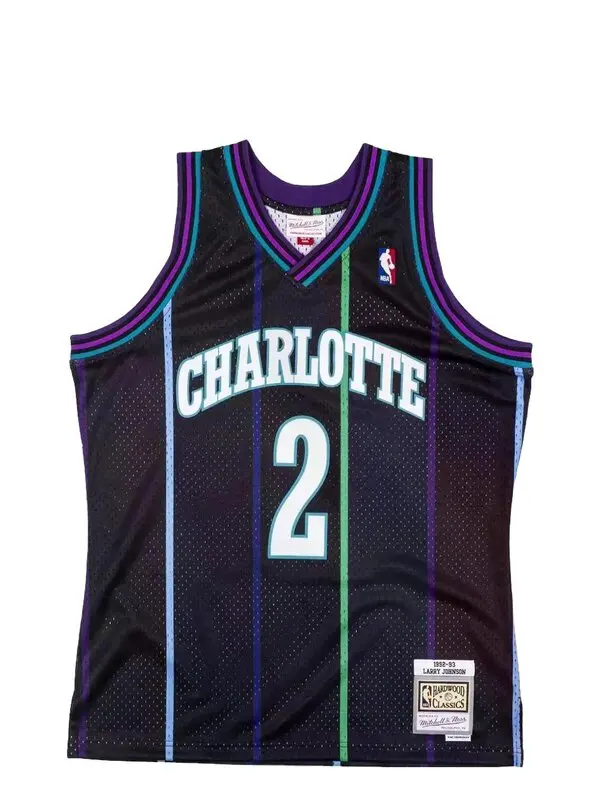 Mitchell & Ness Hornets Larry Johnson Reload Vest - Black