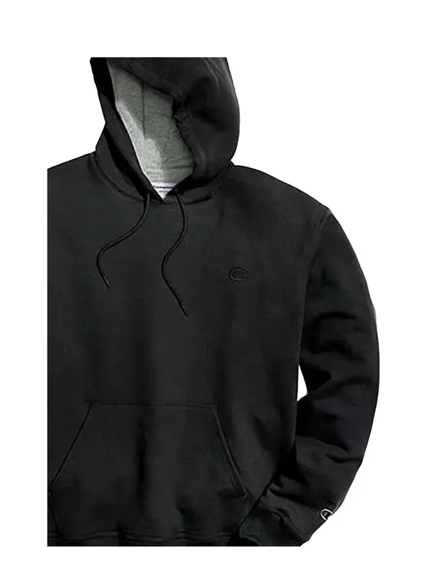 Champion Drawstring Hoodie - Black