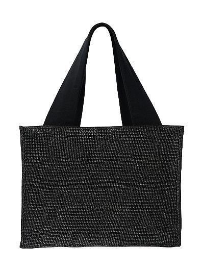 THE ROW Loretta Raffia Bag - Black