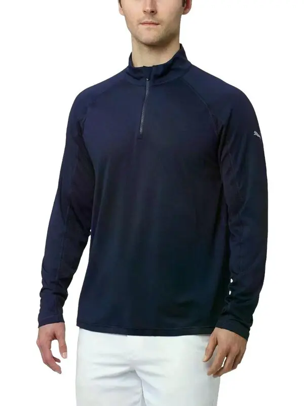 PUMA Quarter Zip Long Sleeve Sweatshirt - Blue