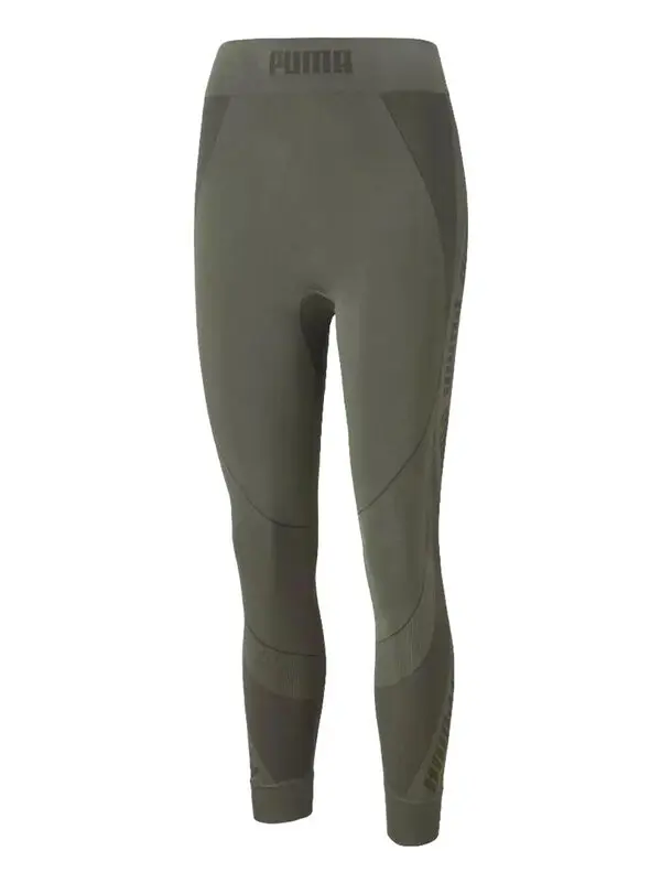 PUMA Logo-waist Leggings - Green