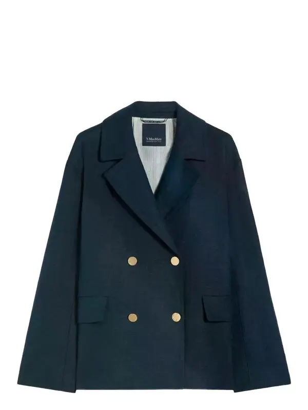 Max Mara Double-breasted Blazer - Blue