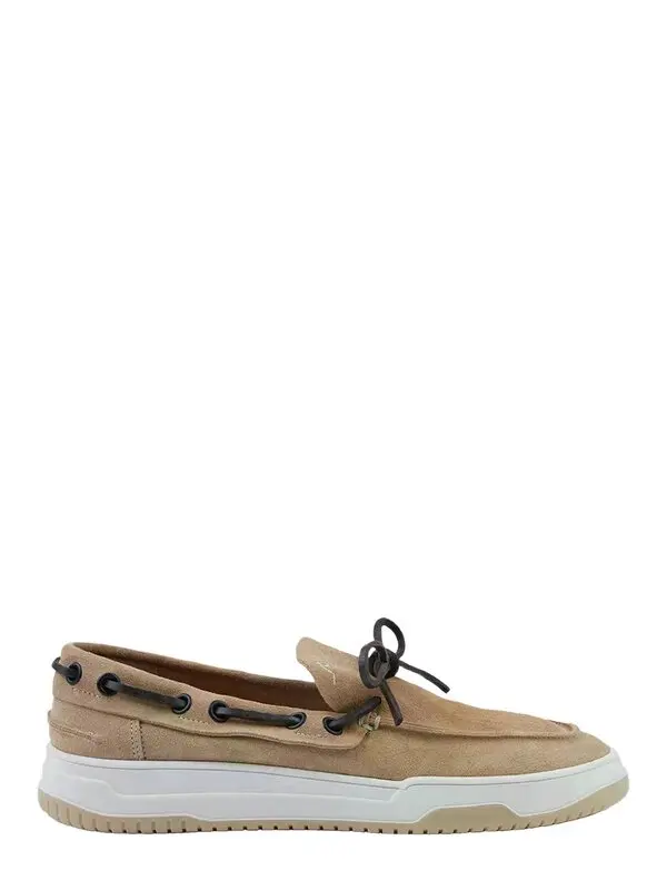 Paul & Shark Yacht Club Suede Lace-up Loafers - Neutrals