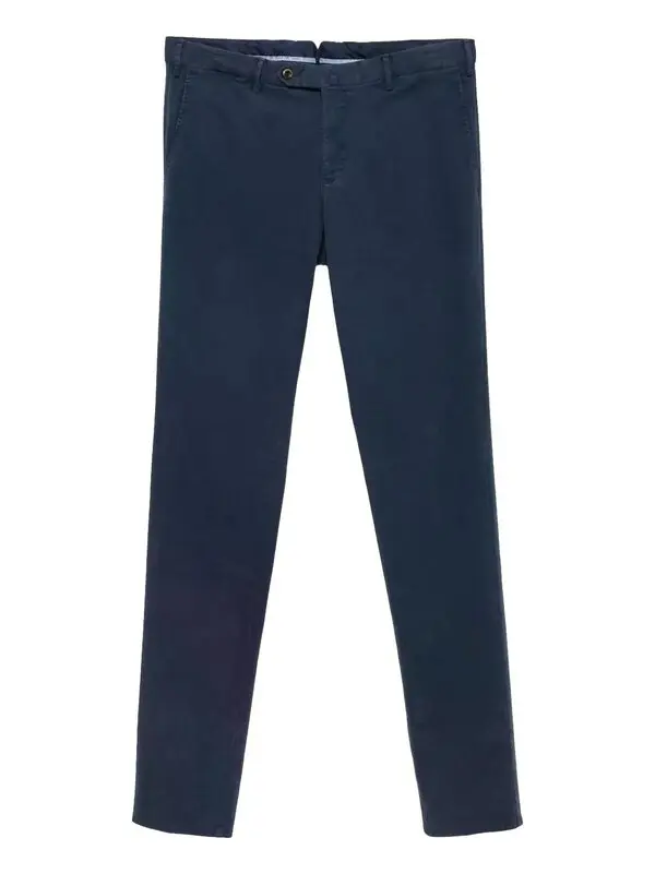 PT TORINO Slim-cut Chino Trousers - Blue