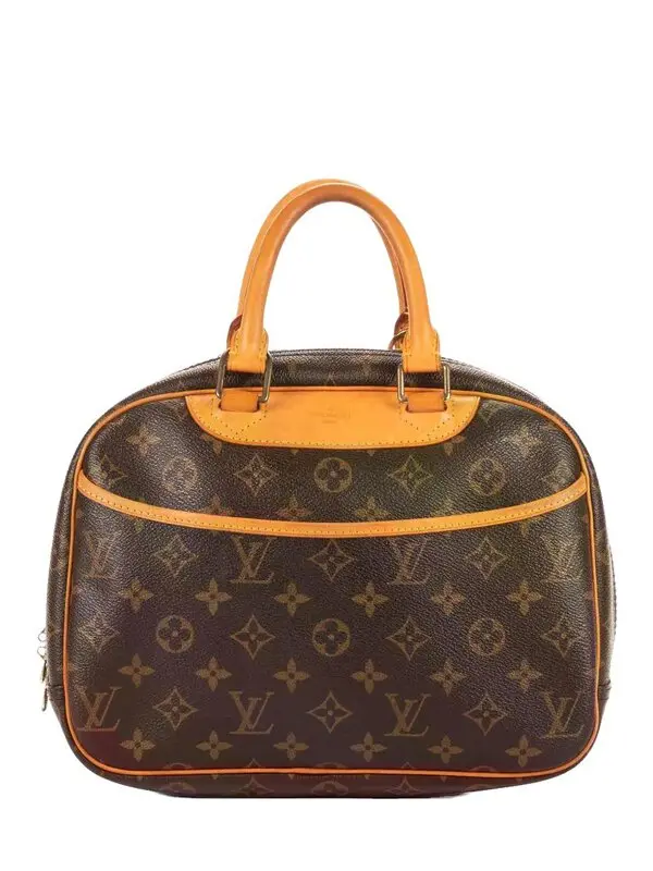LOUIS VUITTON Monogram Trouville Top-handle Tote Bag - Brown