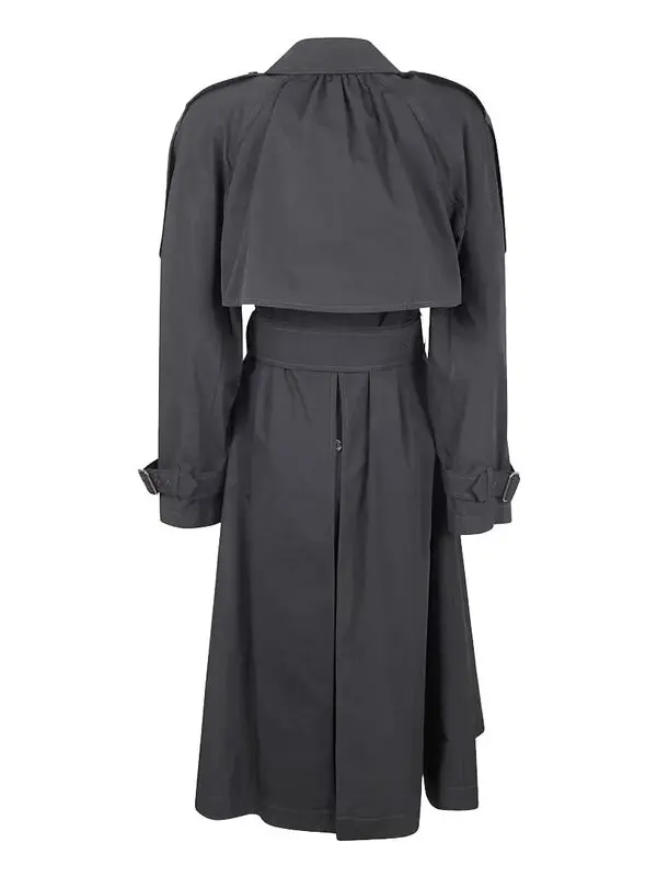 Burberry Belted Trench Coat - Black