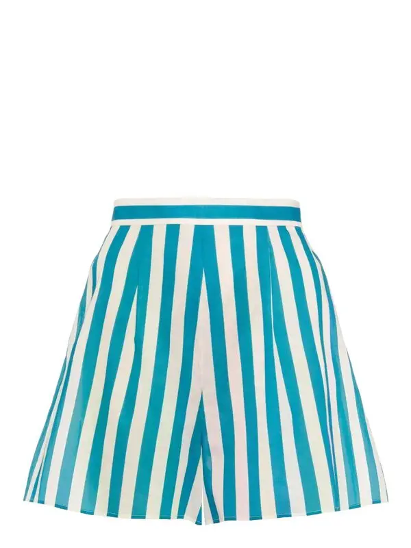 ERES Striped Cotton Shorts - Blue