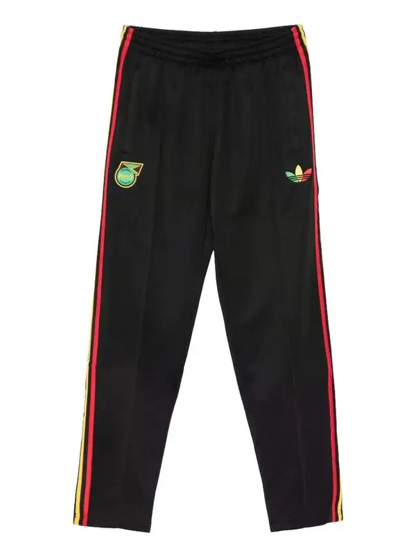 Adidas X Jamaica X Bob Marley Originals Stripe Logo Track Pants - Black