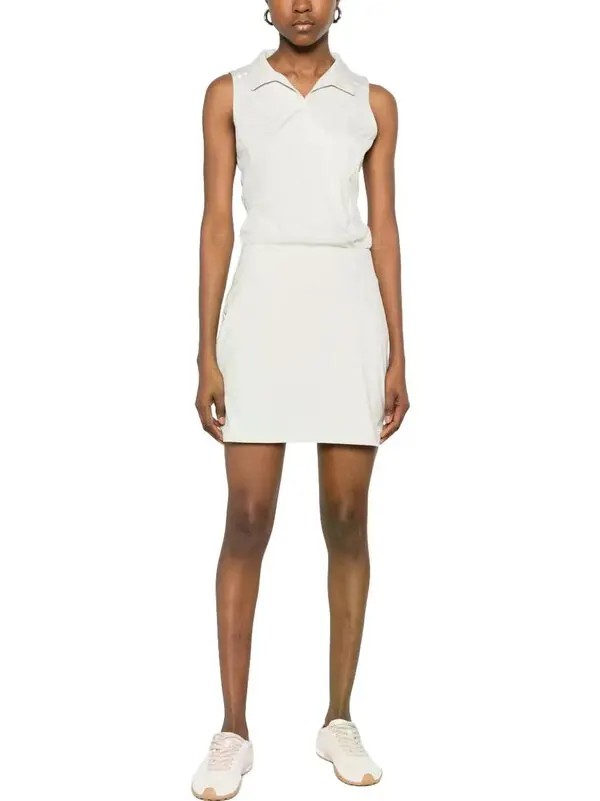 J. Lindeberg Leah Sleeveless Polo Top - Neutrals