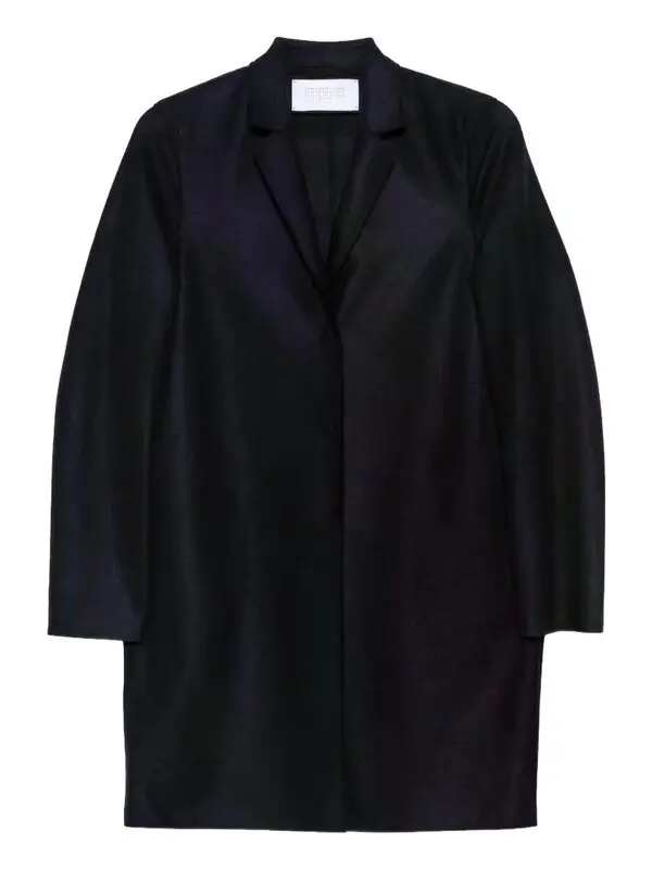 Harris Wharf London Single-breasted Coat - Blue