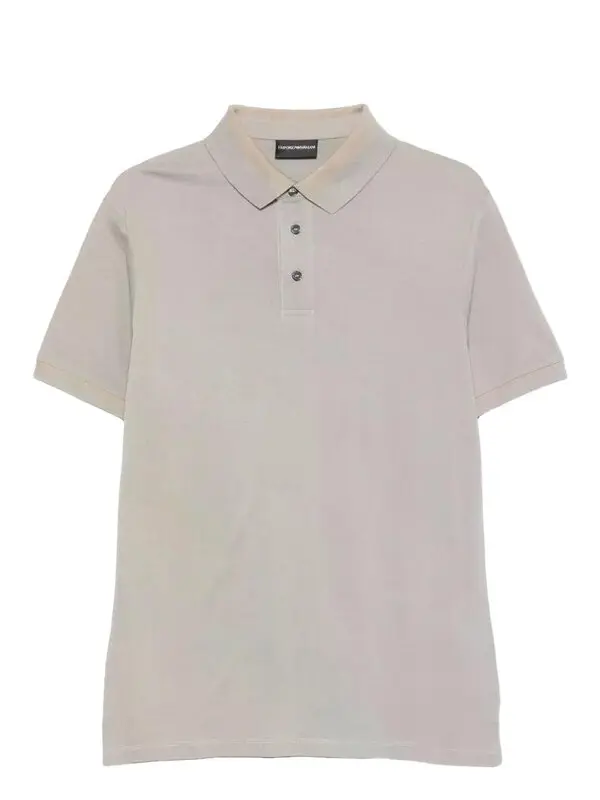 Emporio Armani Short-sleeve Polo Shirt - Grey