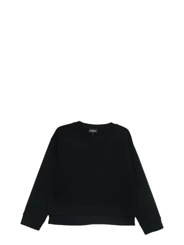 Emporio Armani Long-sleeved Crewneck Sweatshirt - Blue