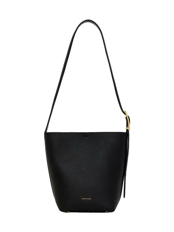ANINE BING Medium Elly Bucket Bag - Black