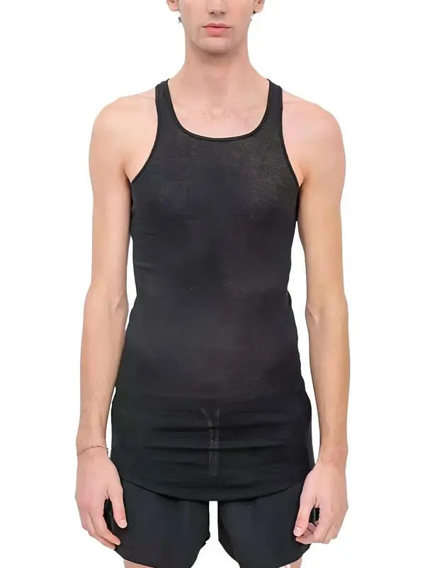 Rick Owens Cotton Tank Top - Black
