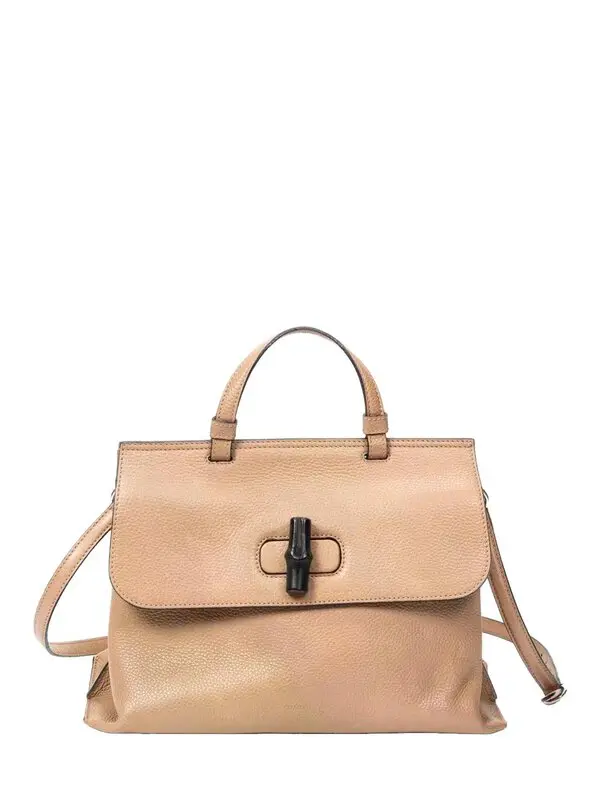 Gucci Bamboo Daily Two-way Handbag - Neutrals