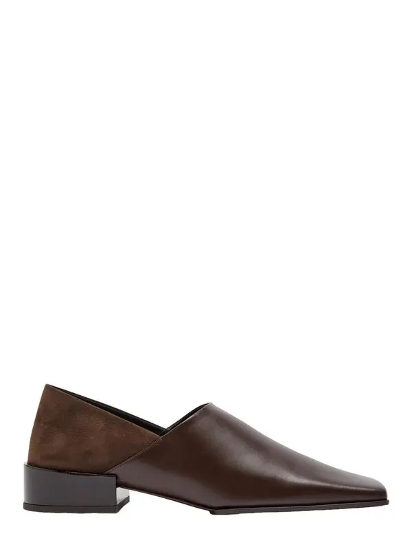 Alaïa Leather Loafers - Brown