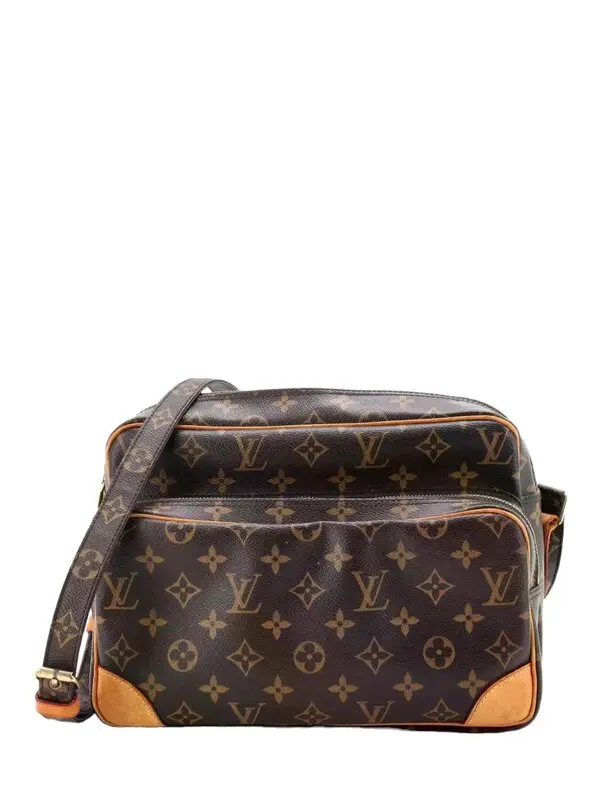 LOUIS VUITTON Nil Messenger Bag Monogram Canvas 28 Crossbody Bag - Brown