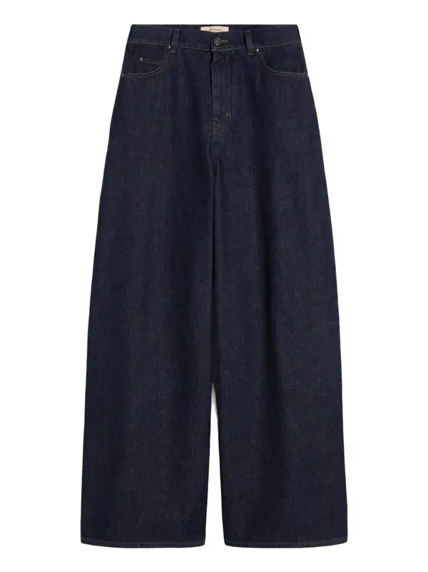 Max Mara High-rise Wide-leg Jeans - Blue