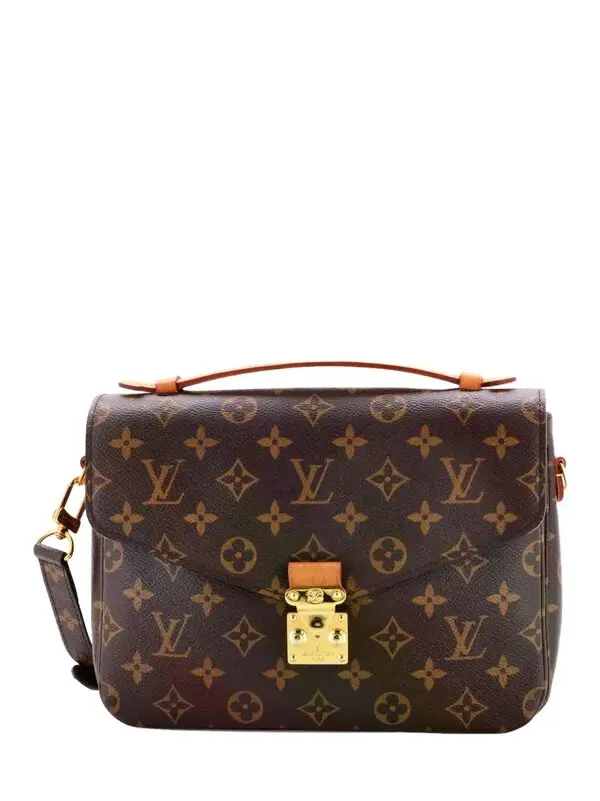 LOUIS VUITTON Monogram Canvas Pochette Metis - Brown