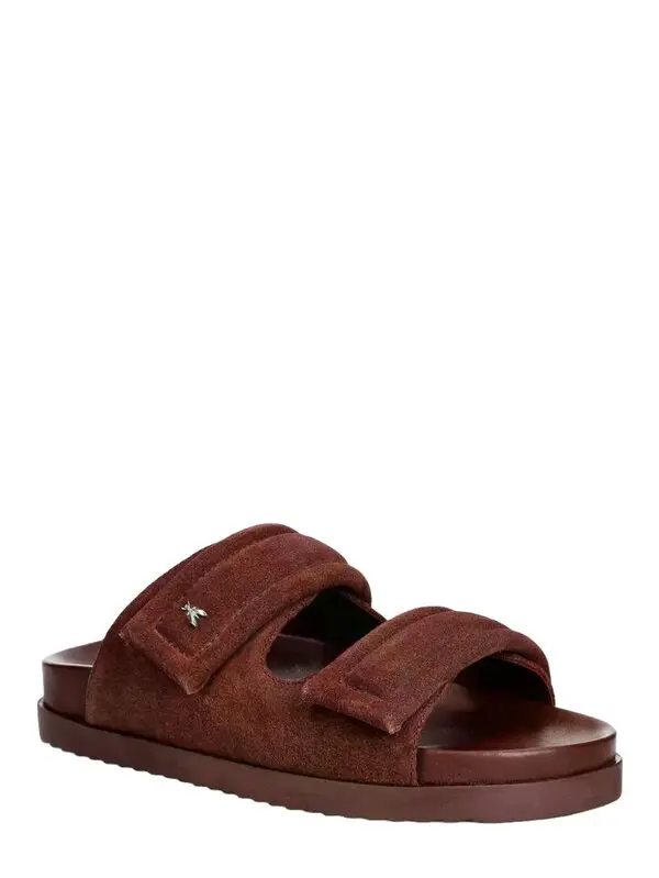Patrizia Pepe Strappy Sandals With Logo Detail - Brown