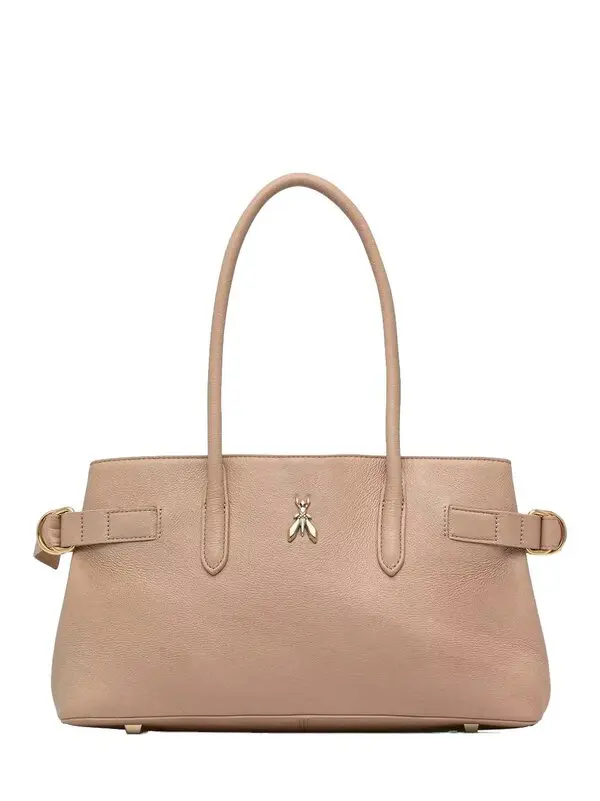 Patrizia Pepe Buckle Detail Tote Bag - Neutrals